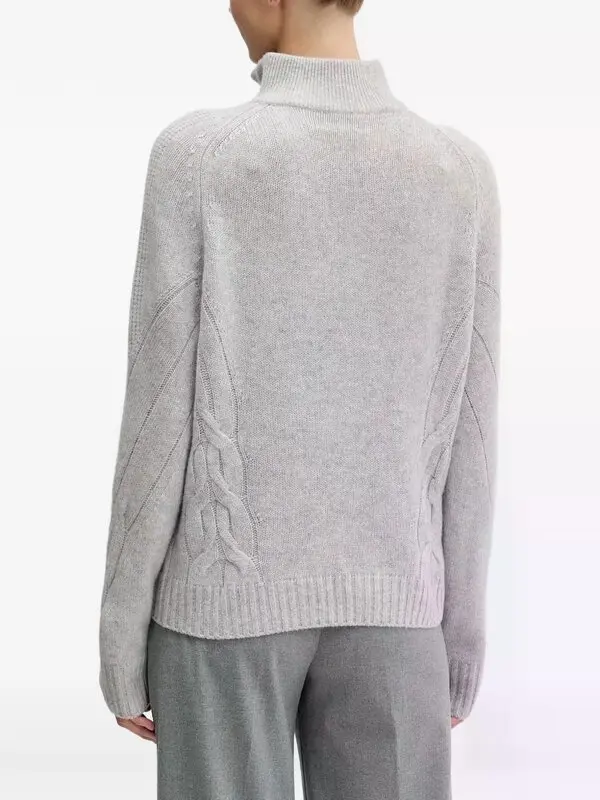 From Future Cable-knit Zip-up Sweater