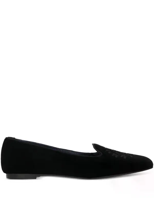CastaÑer Floral-embroidery Loafers