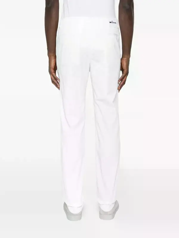 Kiton Buttoned Trousers - White