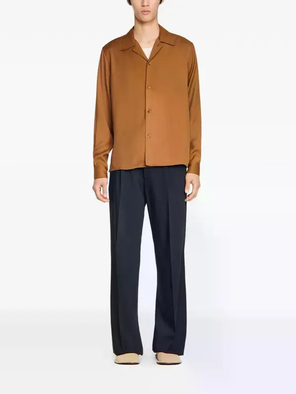 Sandro Flowy Shirt - Brown