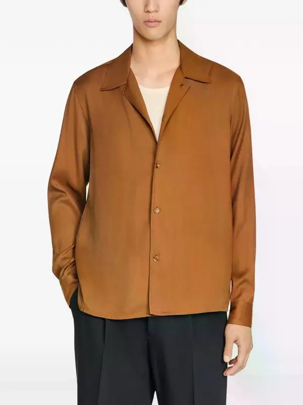 Sandro Flowy Shirt - Brown