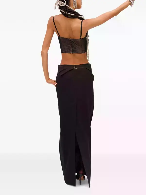 AREA Column Maxi Skirt