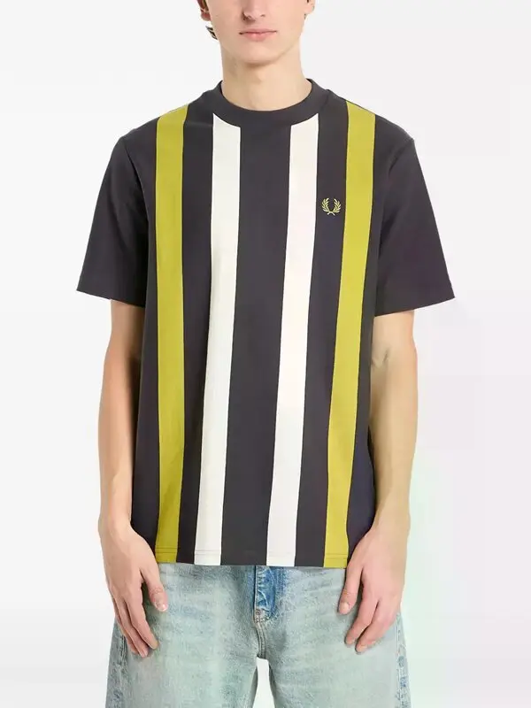 Fred Perry Vertical-stripe T-shirt