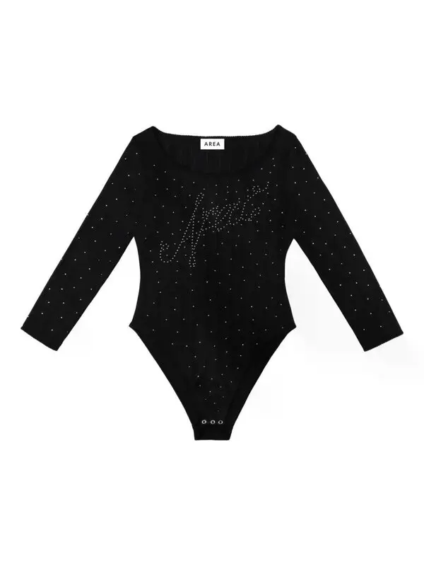 AREA Logo-embellishment Bodysuit