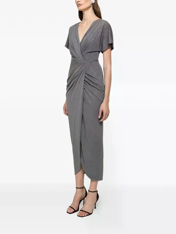 NISSA V-neck Maxi Dress