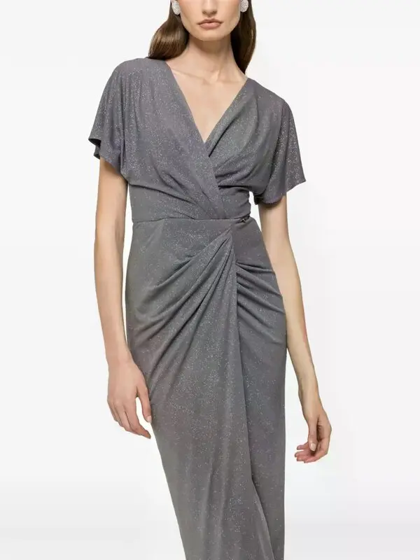 NISSA V-neck Maxi Dress