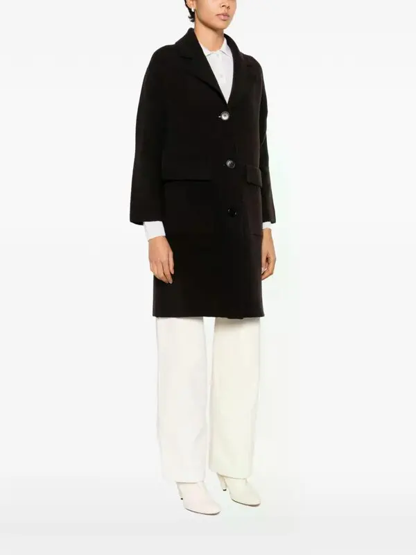 LEBOR GABALA Button-fastening Mid-length Coat