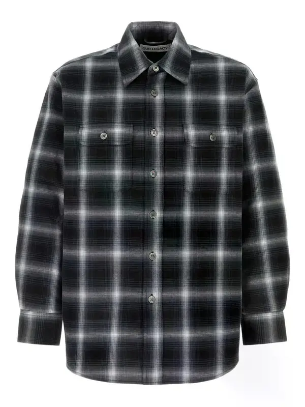 Our Legacy Padded Moss Check Shirt