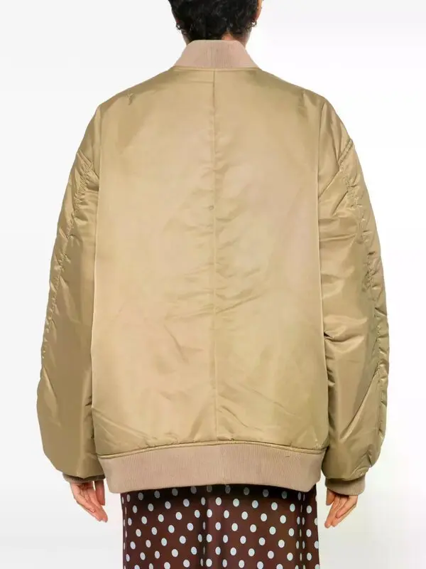 THE FRANKIE SHOP Zip-fastening Bomber Jacket - Green
