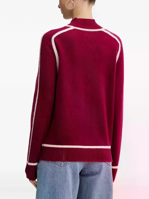 From Future Contrast-trim Roll-neck Sweater