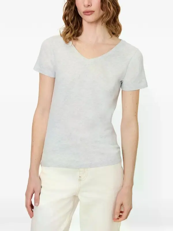 American Vintage Gamipy V-neck T-shirt - Grey