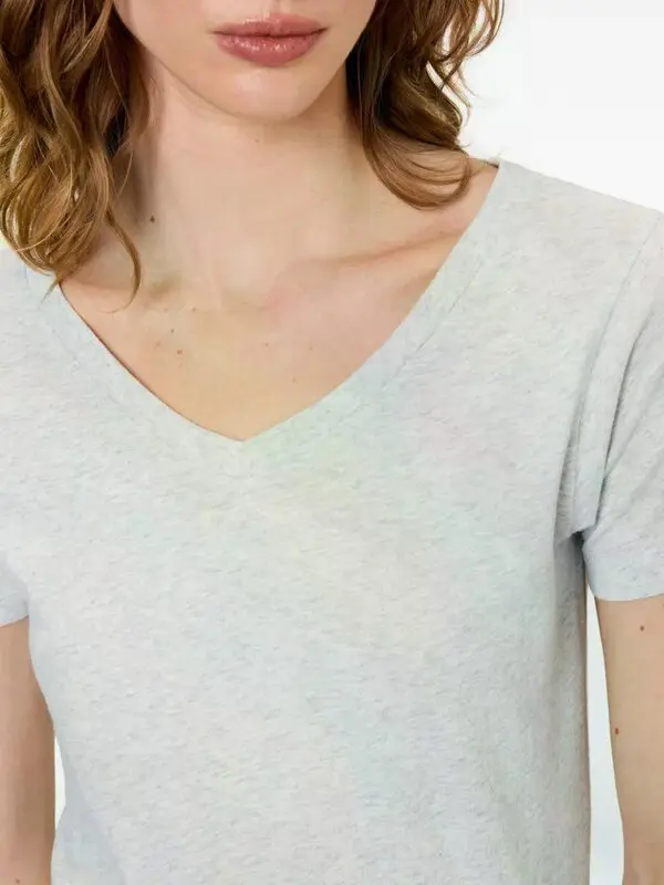 American Vintage Gamipy V-neck T-shirt - Grey