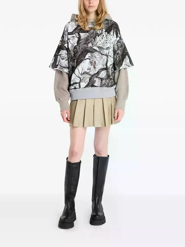 A BATHING APE Tree Edge Camo Layered Hoodie