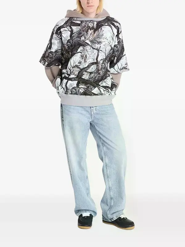 A BATHING APE Tree Edge Camo Layered Hoodie