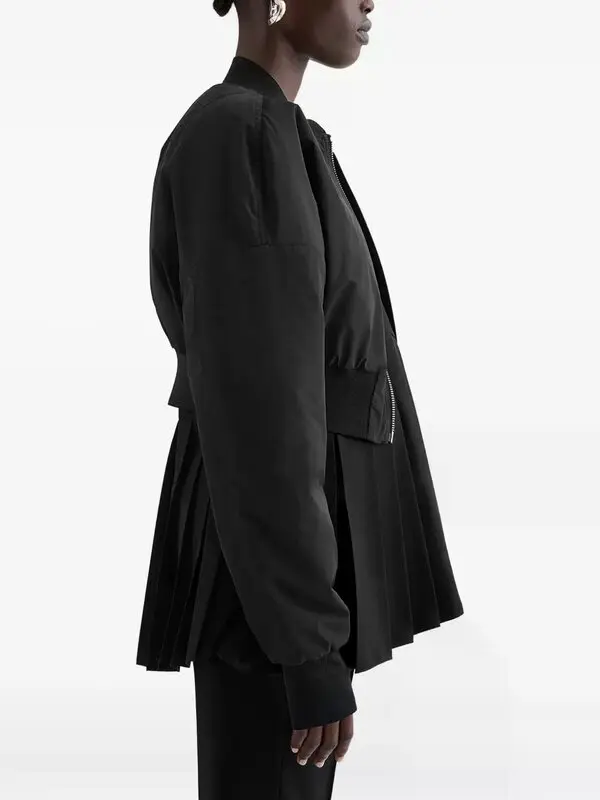 JIL SANDER Padded Zip-up Bomber Jacket