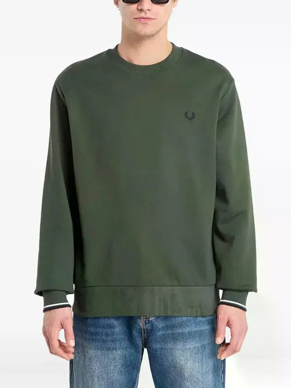 Fred Perry Crew-neck Logo Sweatshirt