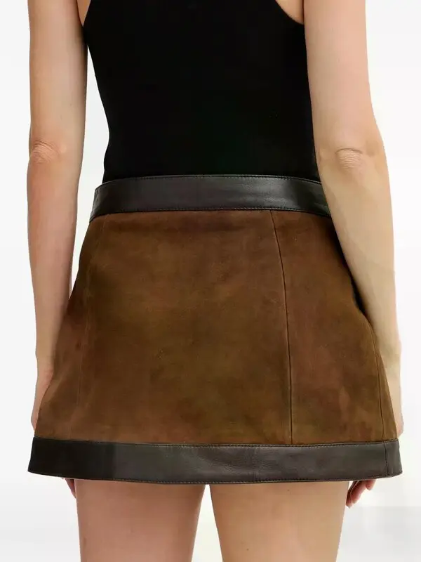Retrofete Lisbeth Mini Skirt - Brown