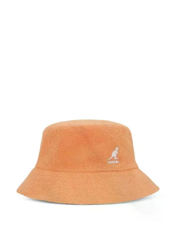 KANGOL Logo-embroidered Bucket Hat