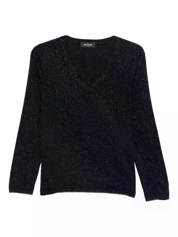 GRAN SASSO V-neck Long Sleeve Sweater