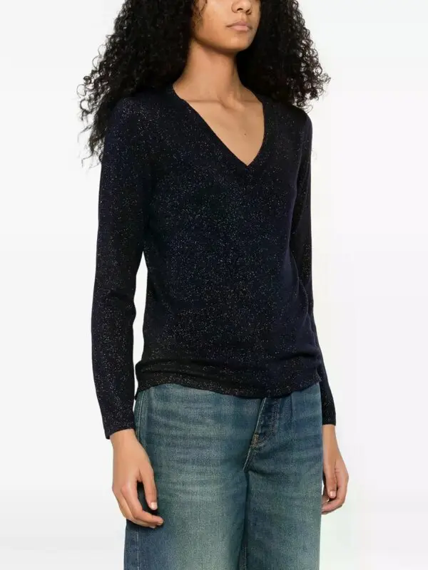 GRAN SASSO V-neck Long Sleeve Sweater