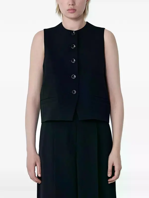 Max Mara Buttoned Waistcoat