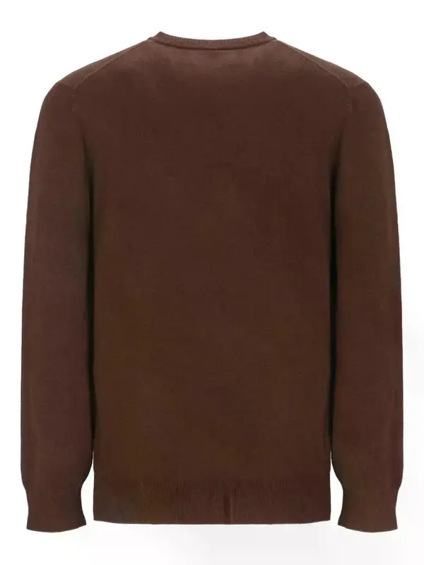 MC2 SAINT BARTH X Peanuts Snoopy Embroidered Crew-neck Sweater - Brown