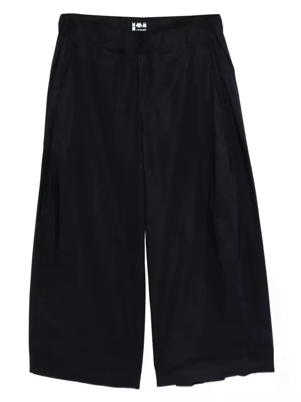 Labo.art Elasticated-waist Cropped Trousers