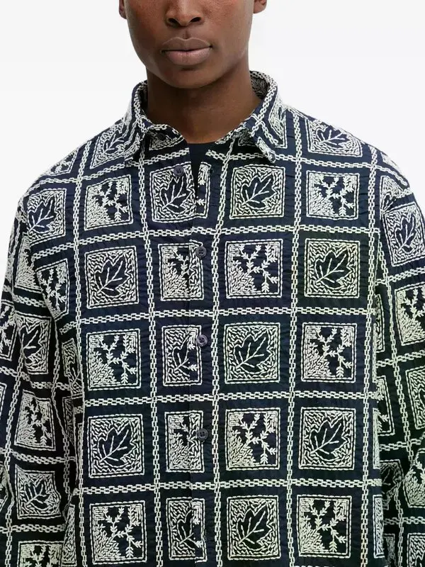 Desigual Leaf Patterned Shirt