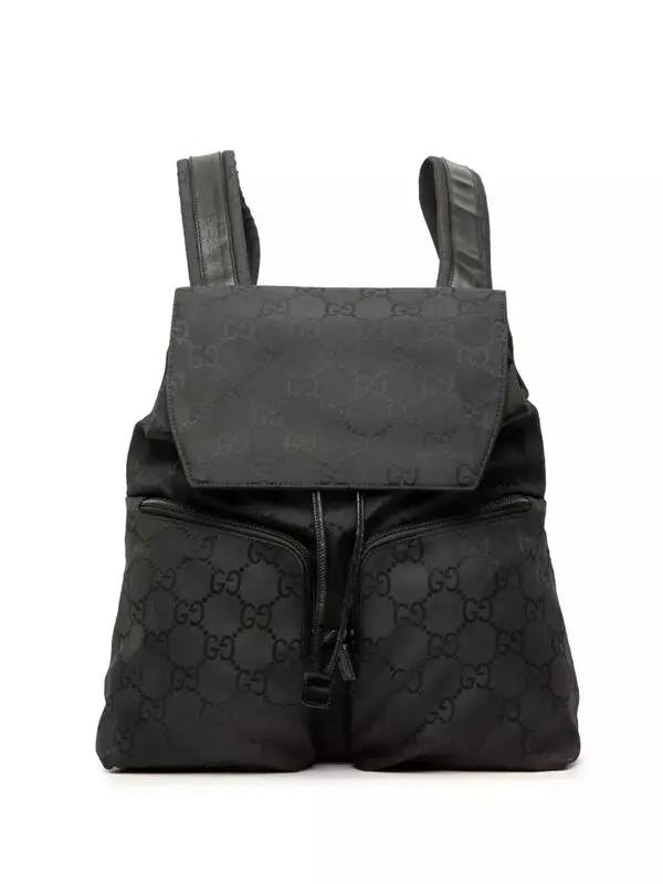 Gucci Gg Nylon Backpack