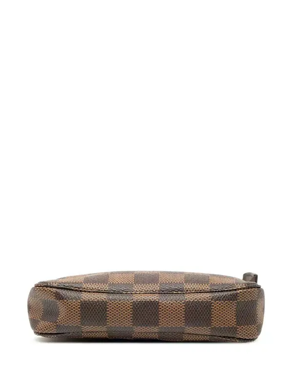 LOUIS VUITTON 2014 Damier Ebene Mini Pochette Accessoires Handbag