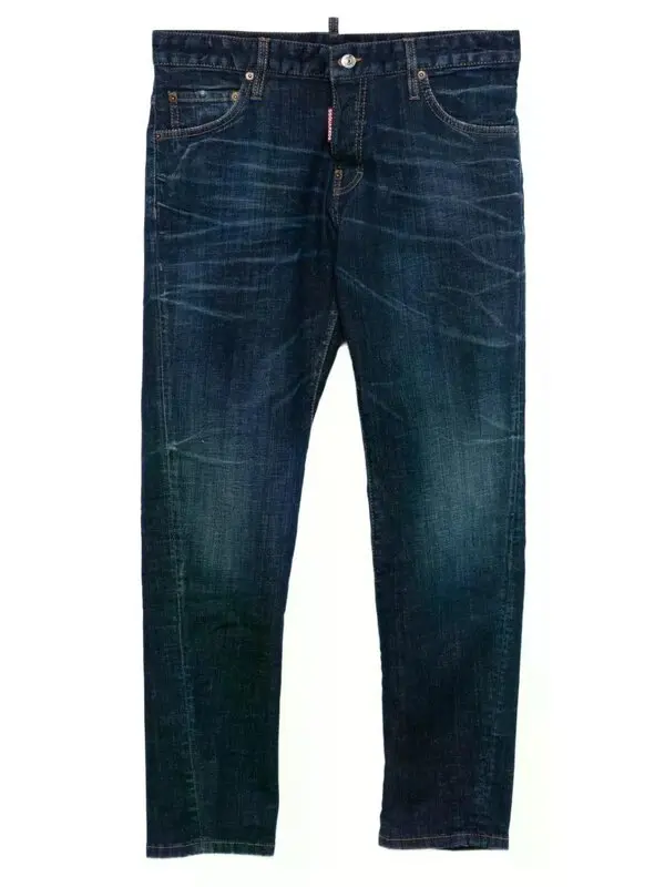 Dsquared2 Logo-patch Jeans - Blue
