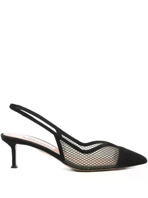 AQUAZZURA Gia Slingback Pumps - Black