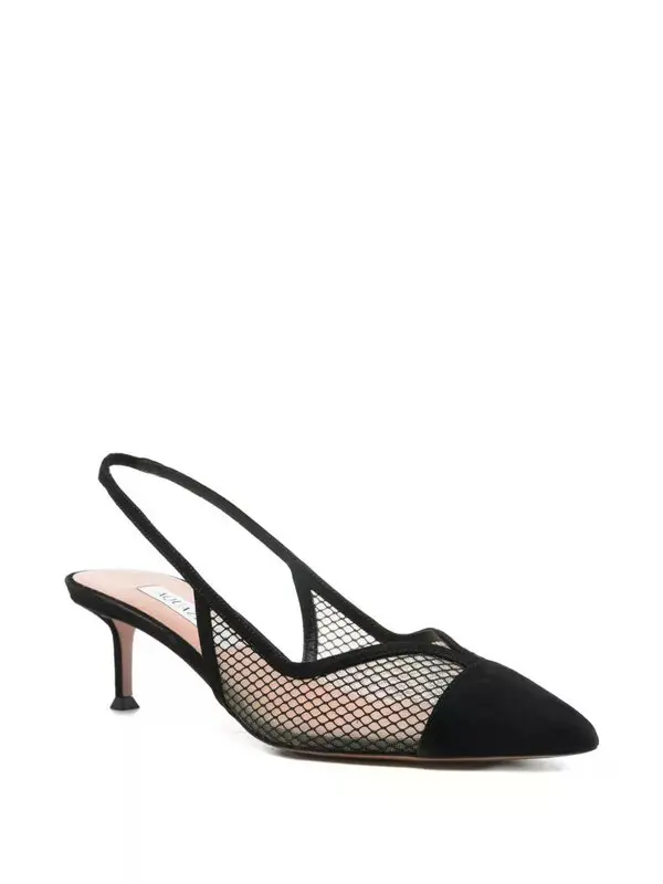 AQUAZZURA Gia Slingback Pumps - Black