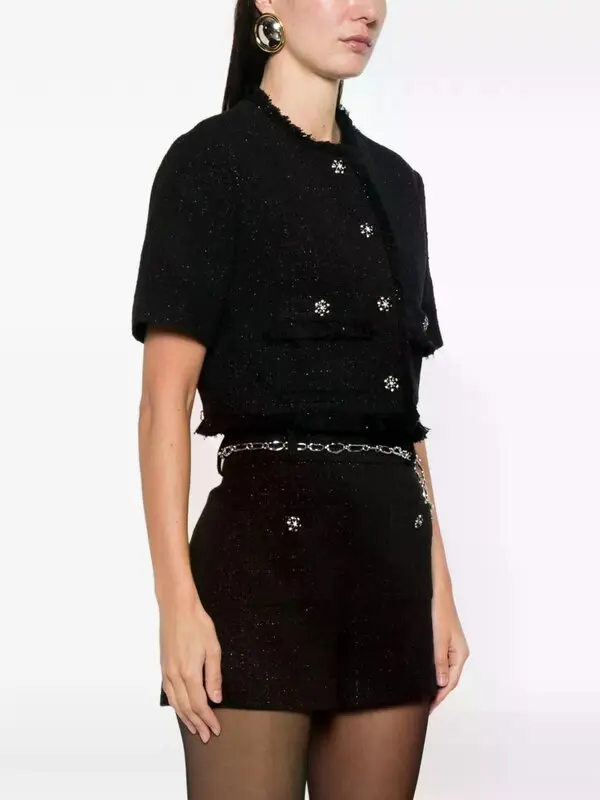 Maje Embellished Jacket - Black