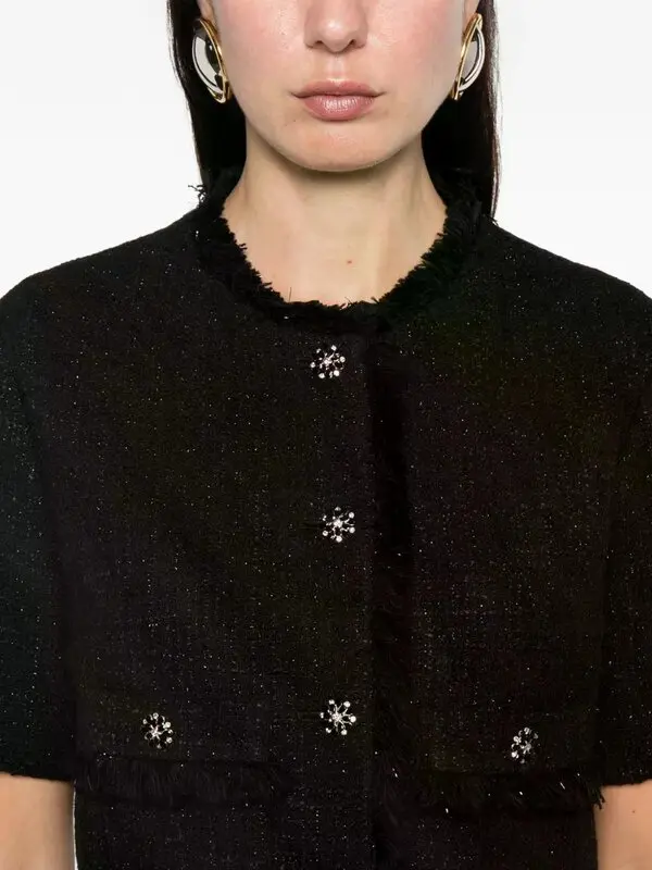 Maje Embellished Jacket - Black