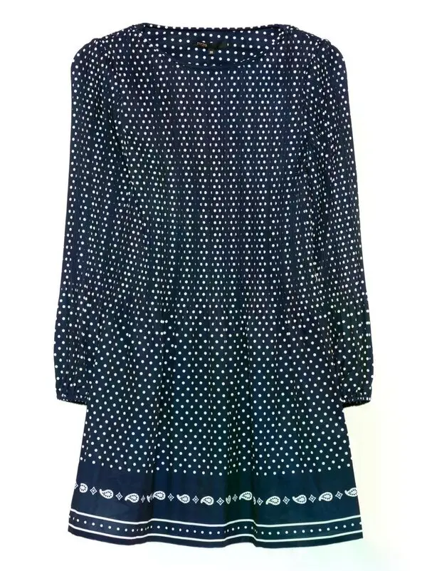 Maje Polka Dot Mini Dress