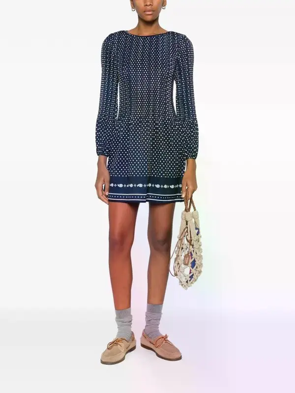 Maje Polka Dot Mini Dress