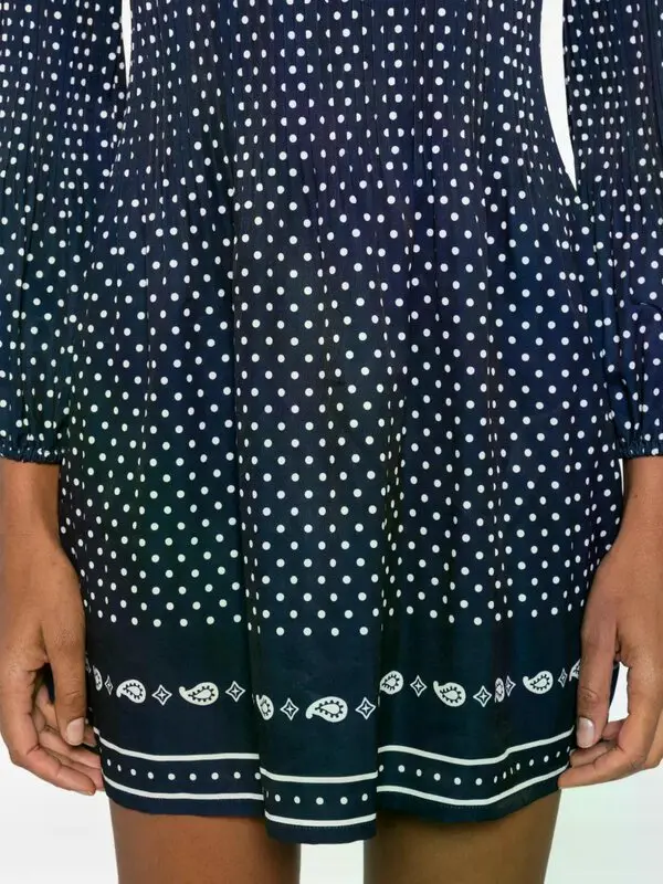 Maje Polka Dot Mini Dress