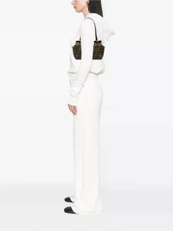 Fendi Zucca Canvas Bento Box Shoulder Bag