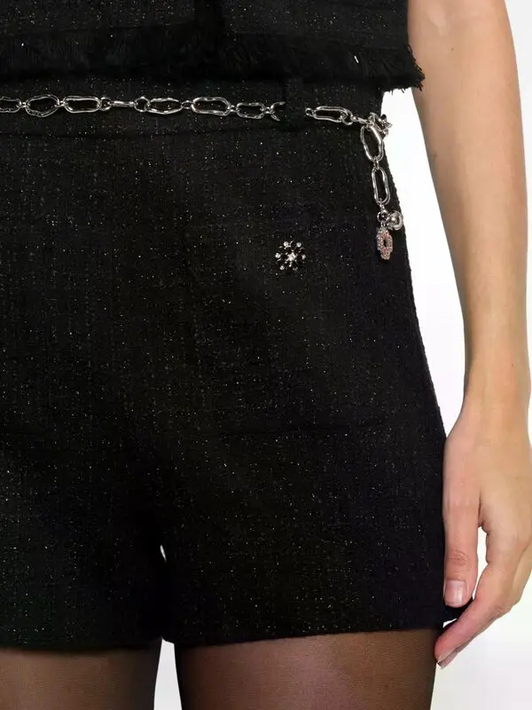 Maje Chain-belted Short Shorts