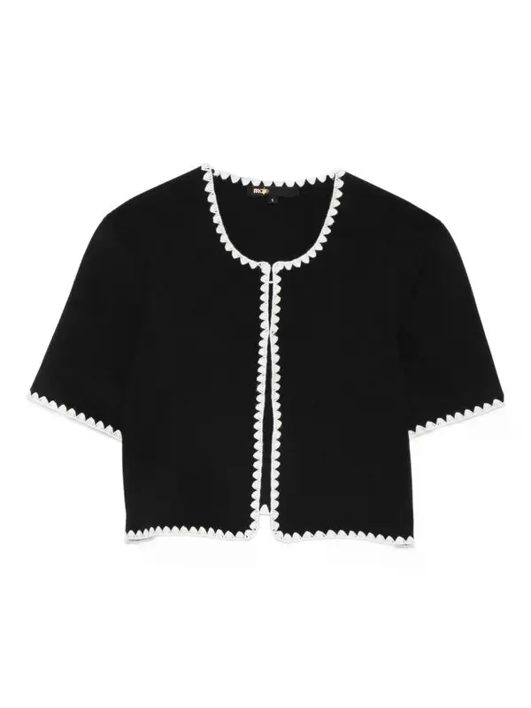Maje Scalloped-trim Jacket