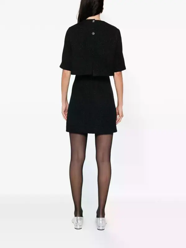 Maje Buttoned Mini Dress