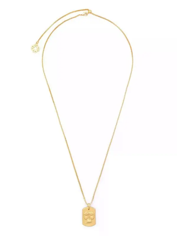 Maje Gemini-emblem Necklace - Gold