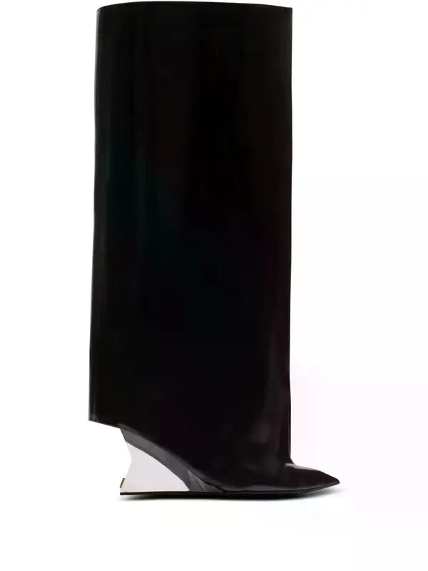 Balmain Wedge Pointed-toe Boots