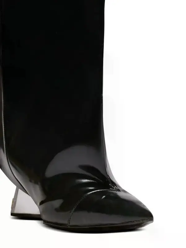 Balmain Wedge Pointed-toe Boots
