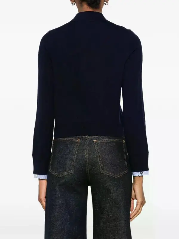 Maje Button-front Cardigan With Collar