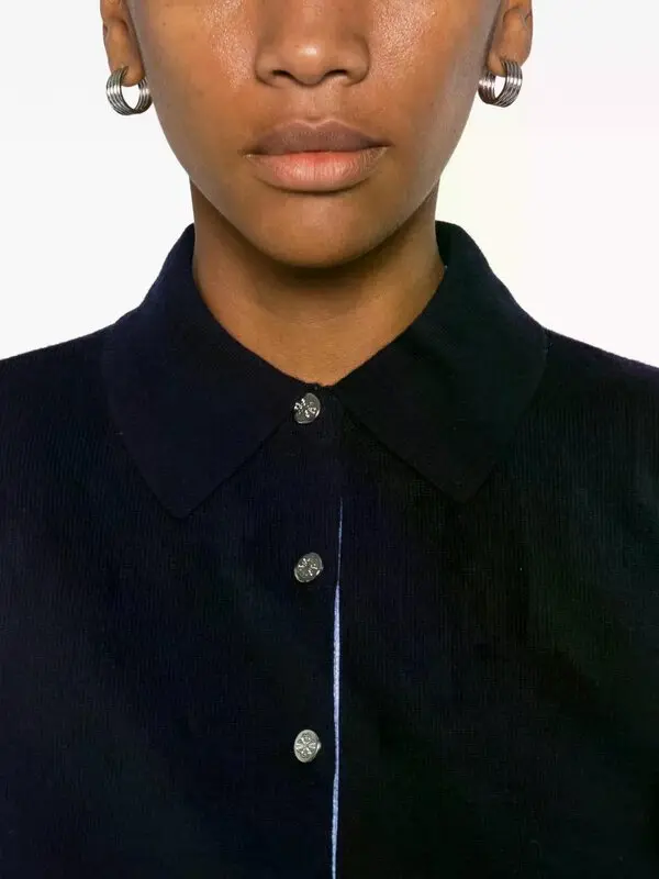 Maje Button-front Cardigan With Collar