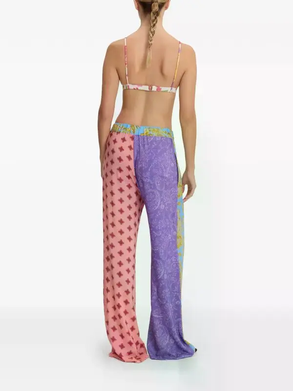 DONDE ESTEBAN Paisley Patchwork Trousers