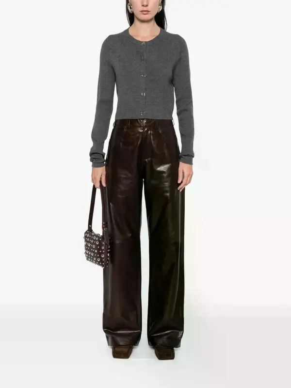 Maje Amour Button Cardigan - Grey