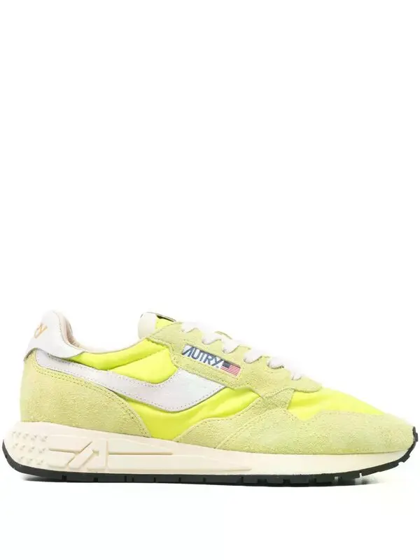 AUTRY Logo-patch Sneakers - Yellow